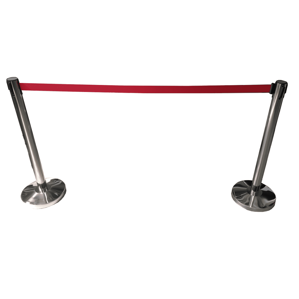 Queuing Barrier Retractable Belt